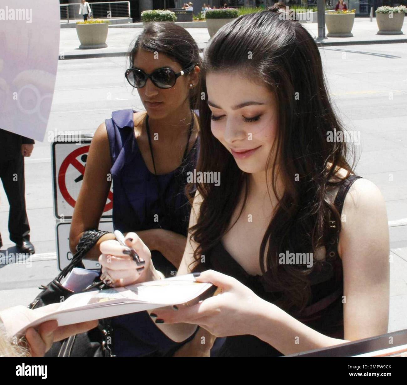 Miranda Cosgrove, voice of Margo, arrives at Nokia Theatre L.A. Live ...