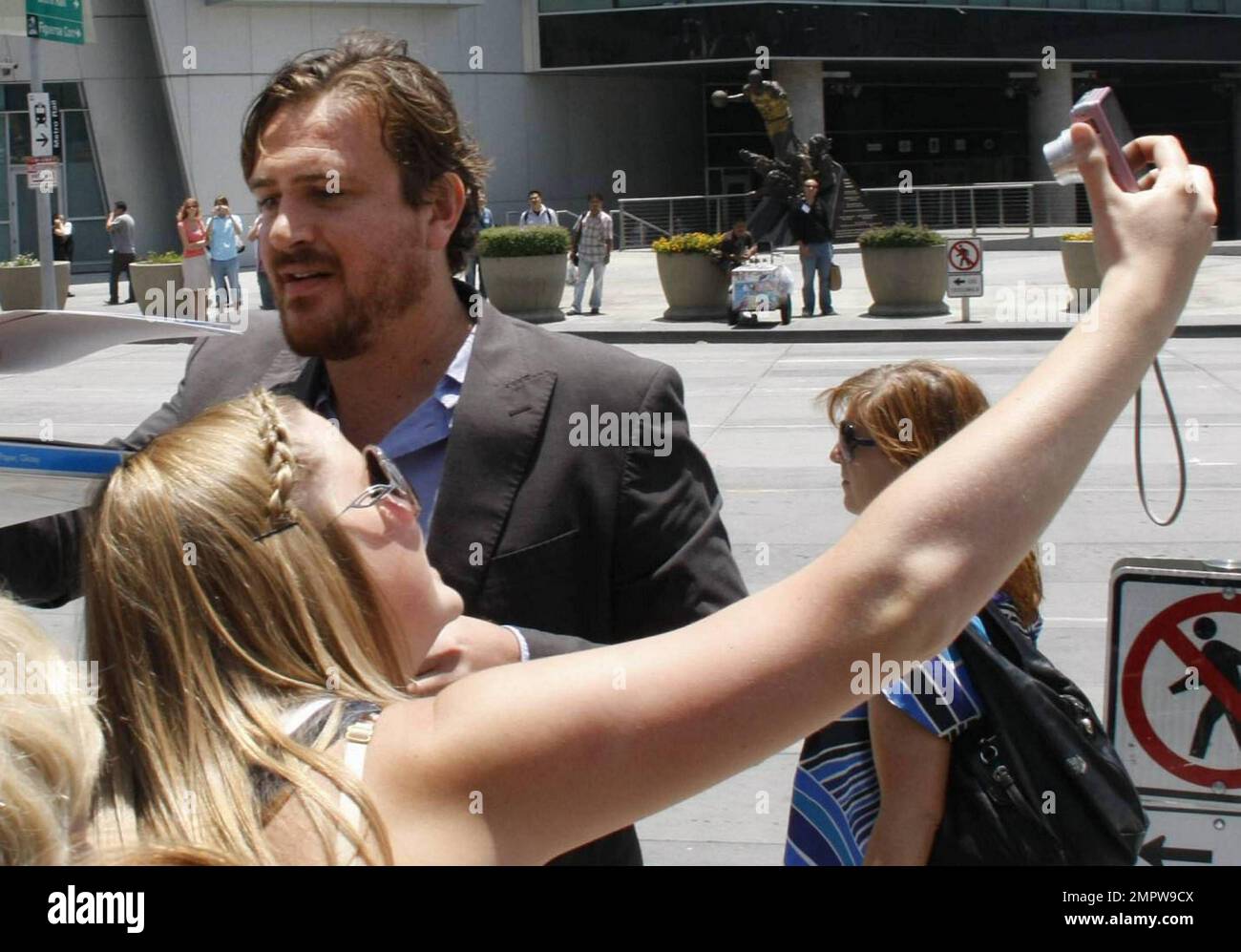 Jason Segel, voice of Vector, arrives at Nokia Theatre L.A. Live for ...
