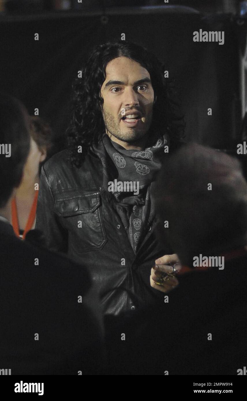 Russell Brand at the UK premiere of "Despicable Me" at the Empire ...