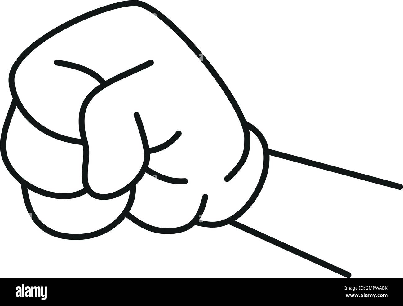 cartoon hands. Comic arms with fingers outline various gestures ...