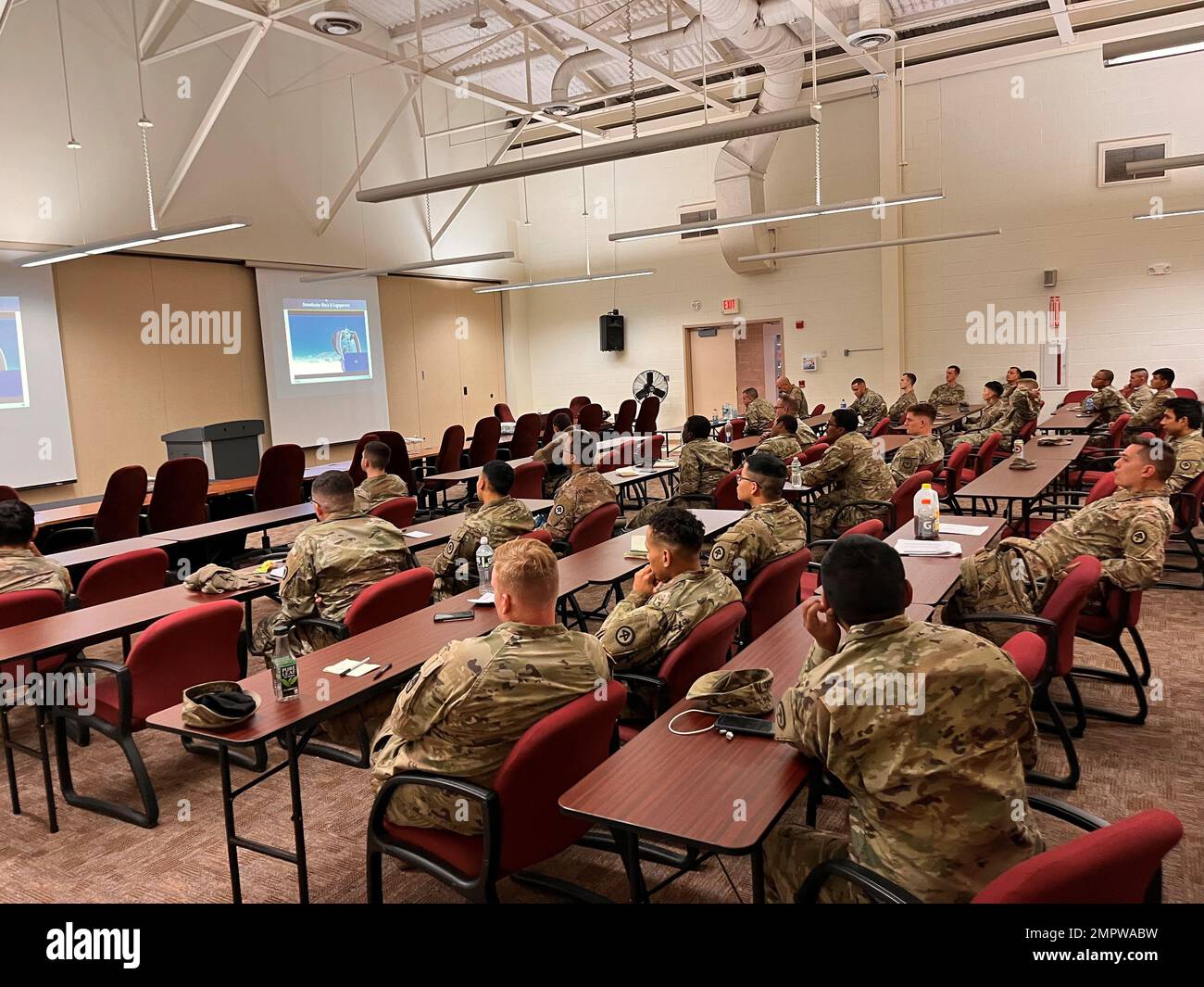 The soldiers from the 1/102nd are shown during their UAS Threat ...