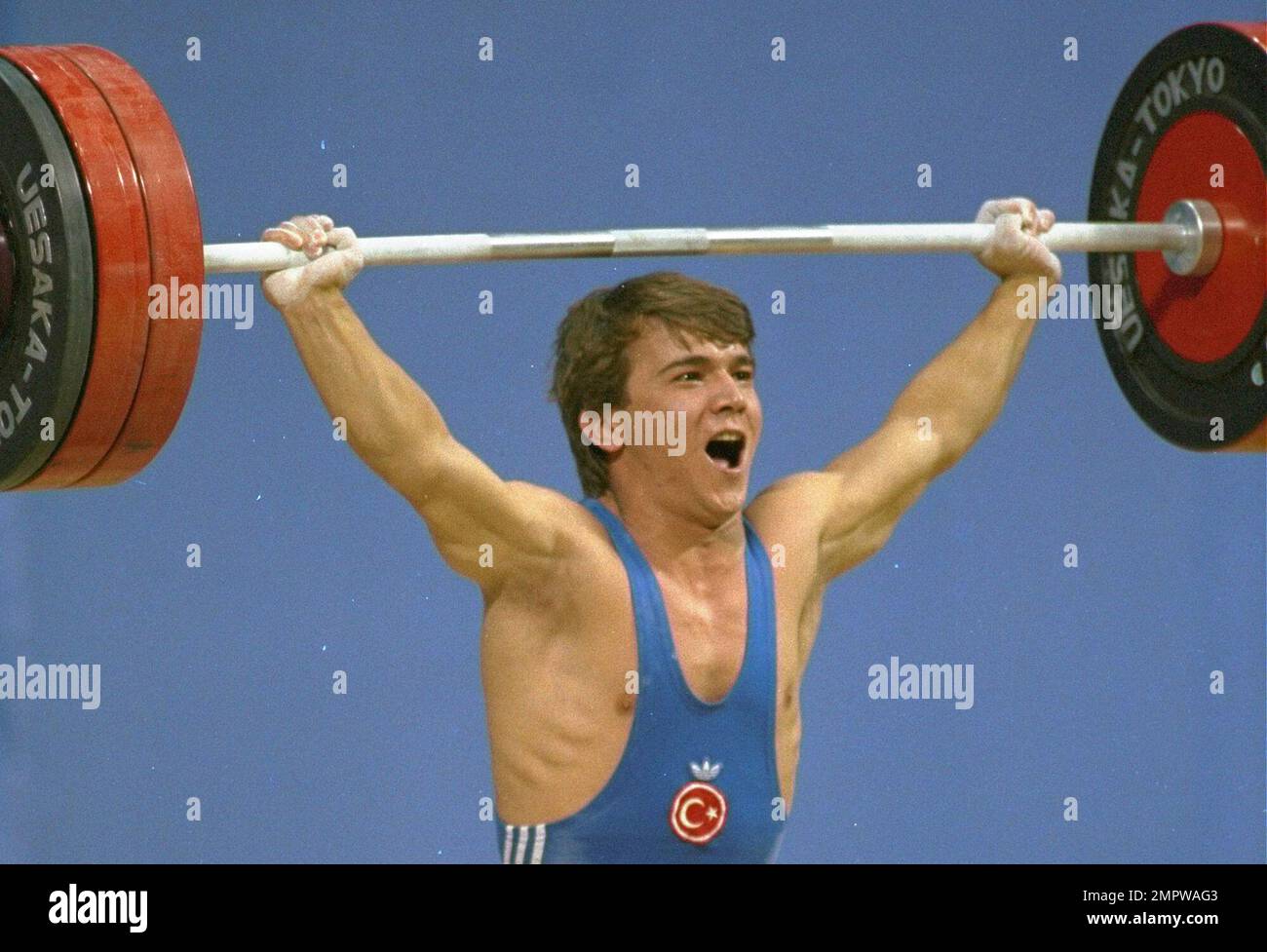 FILE - In this Tuesday Sept. 20, 1988 file photo, Naim Suleymanoglu of ...