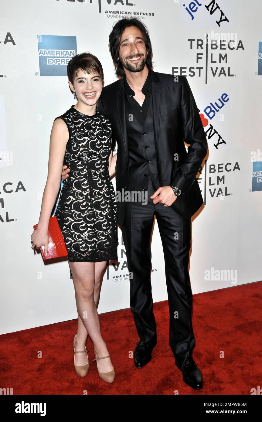 Adrien Brody and Sami Gayle at the premiere of "Detachment" at the BMCC ...