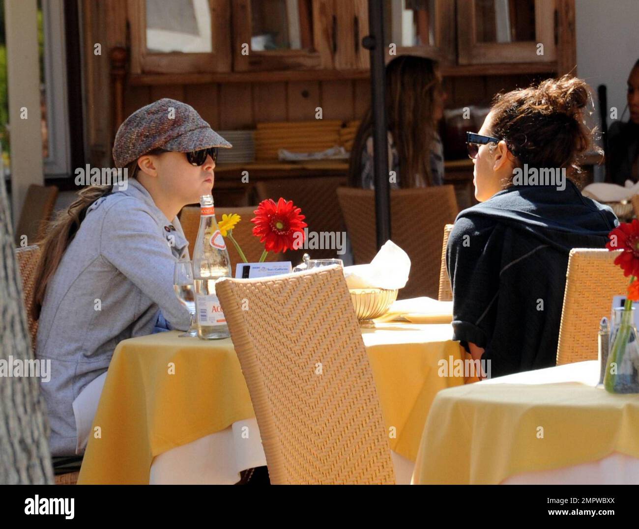EXCLUSIVE!! Devon Aoki eating at Tra Di Noi Ristorante in Malibu, CA. 5 ...