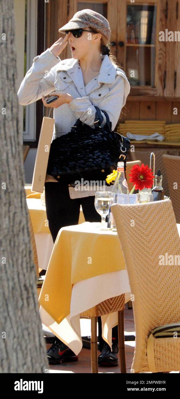 EXCLUSIVE!! Devon Aoki eating at Tra Di Noi Ristorante in Malibu, CA. 5 ...