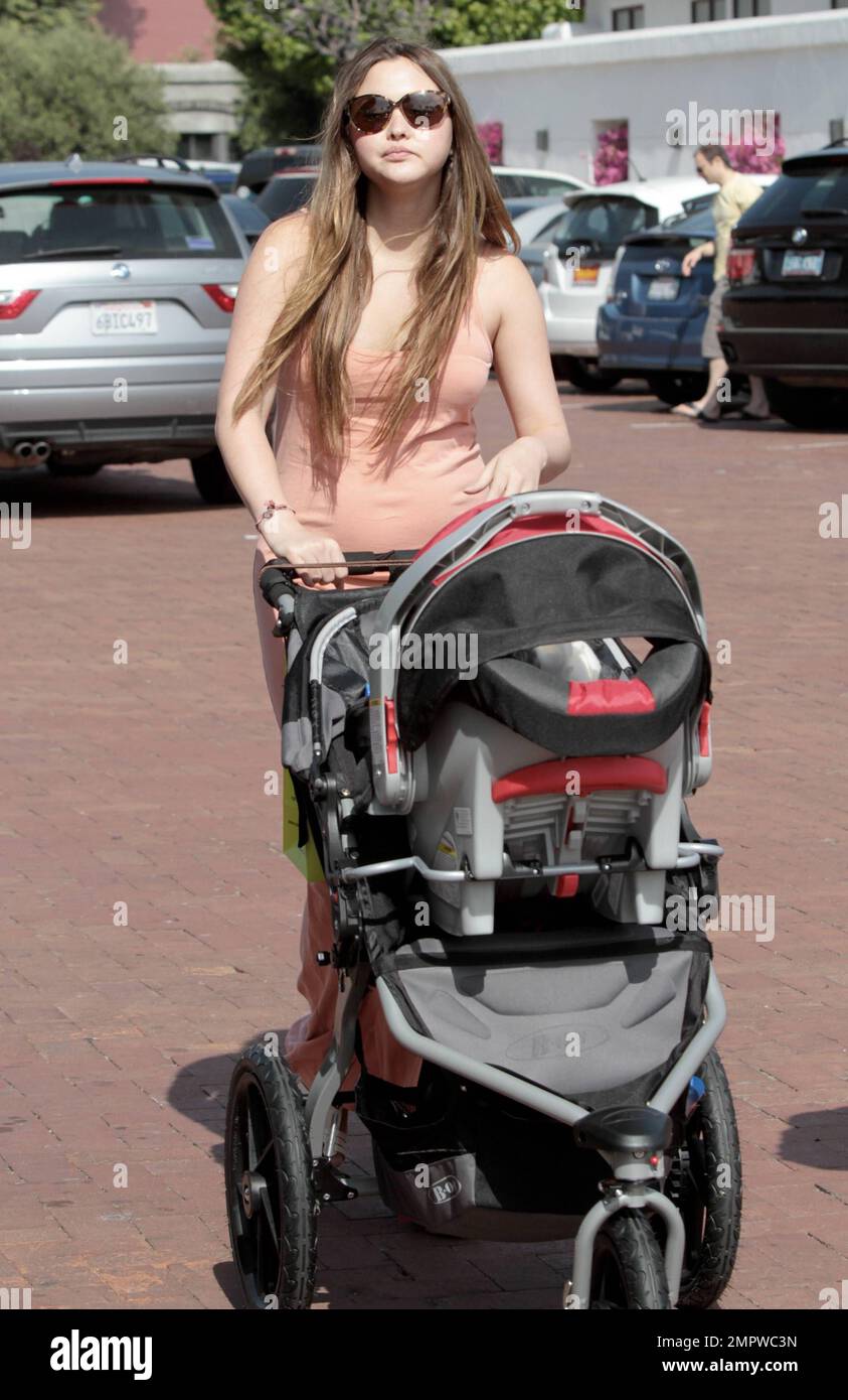 Actress Devon Aoki and finance James Bailey take their son out for a ...
