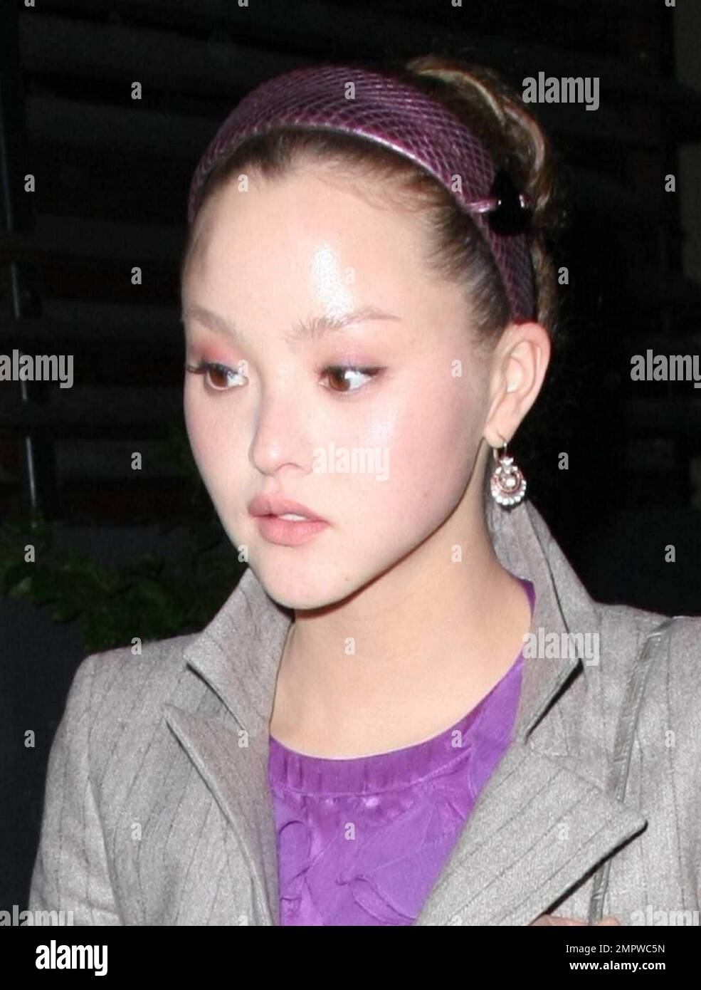 Model turned actress Devon Aoki suits up for a night on the town in Los ...