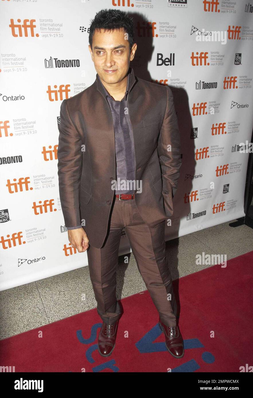 Hindi film superstar Indian actor and director Aamir Khan arrives for ...