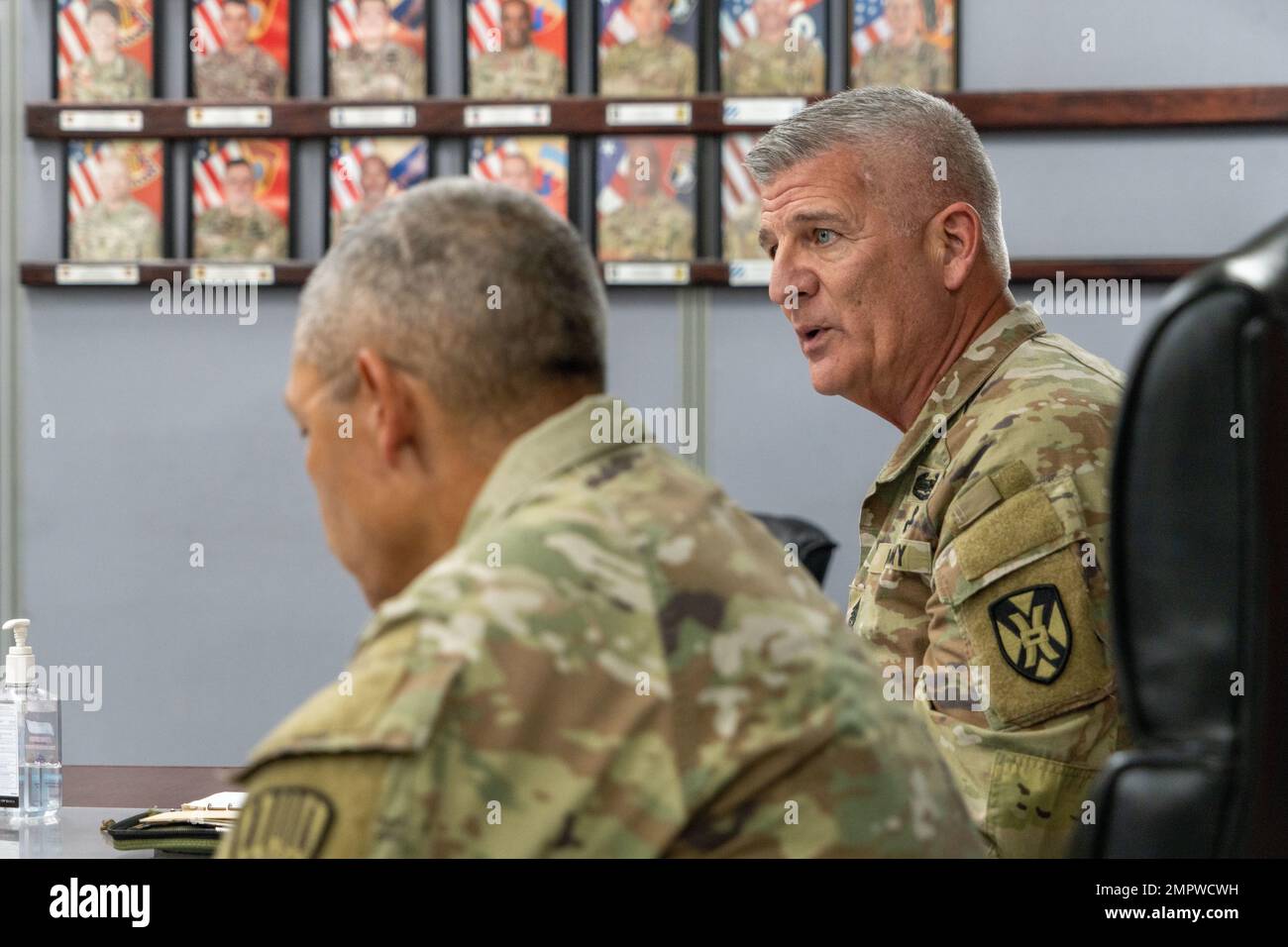 U.S. Army Command Sgt. Maj. Kevin Gaiser, the senior enlisted advisor ...