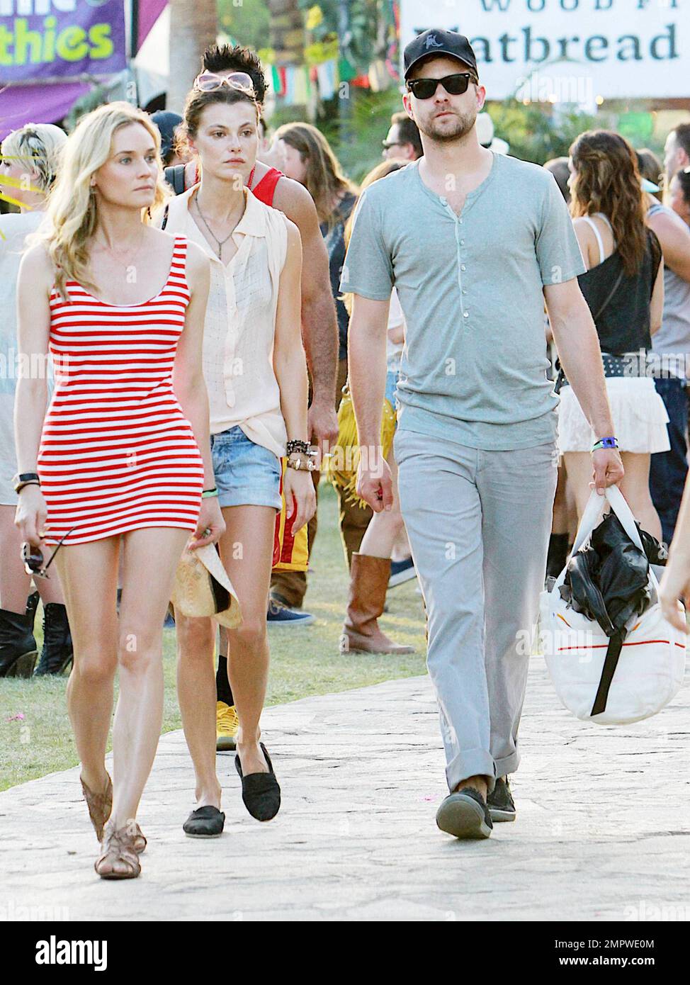 German actress and model Diane Kruger looks lovely and casual in a red ...