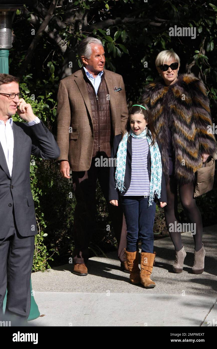 George Hamilton and girlfriend Barbara Sturm attend Diane von ...