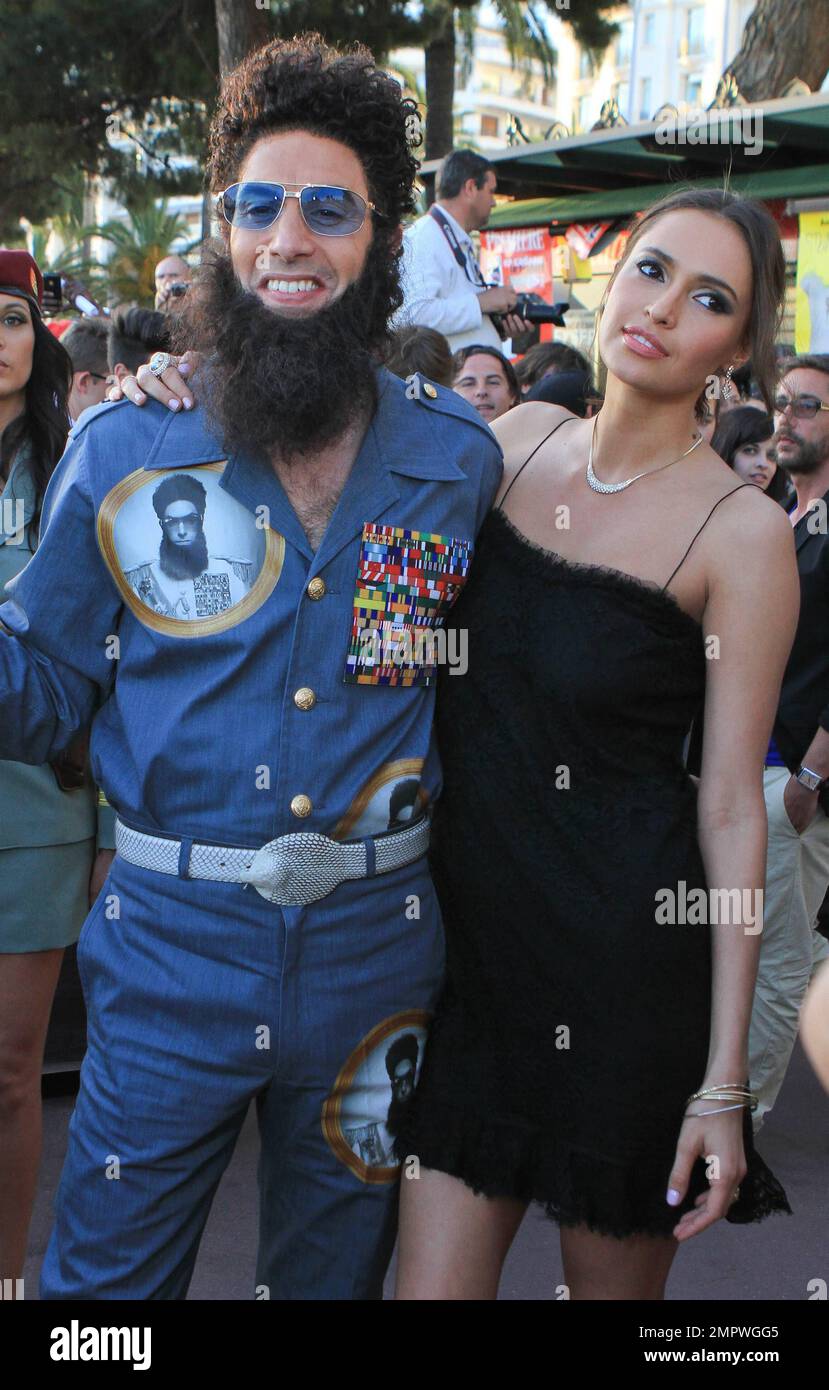 Dressed as his character from the film "The Dictator," Sacha Baron ...