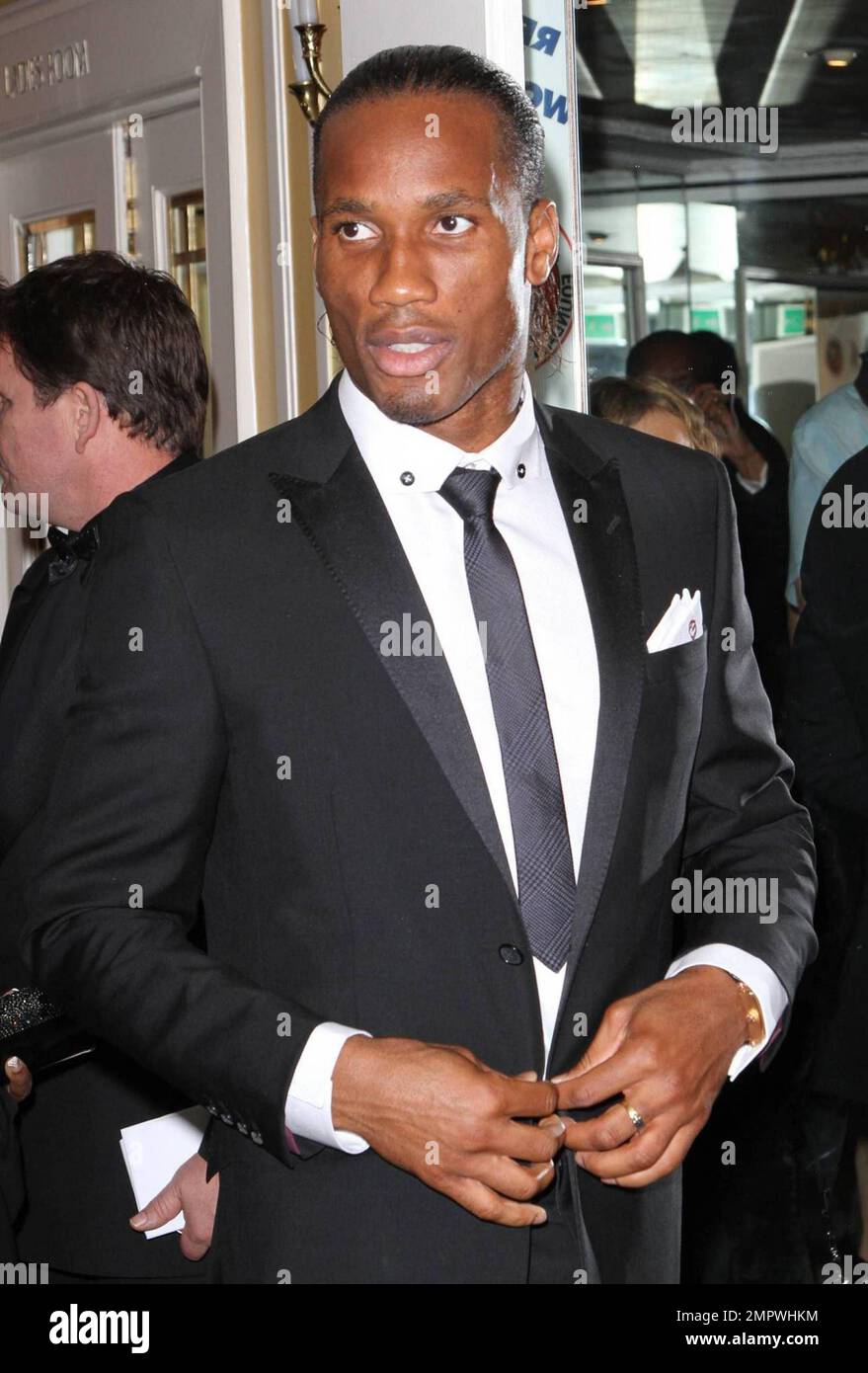 Didier Drogba and wife attend the Didier Drogba Foundation Benefit at ...