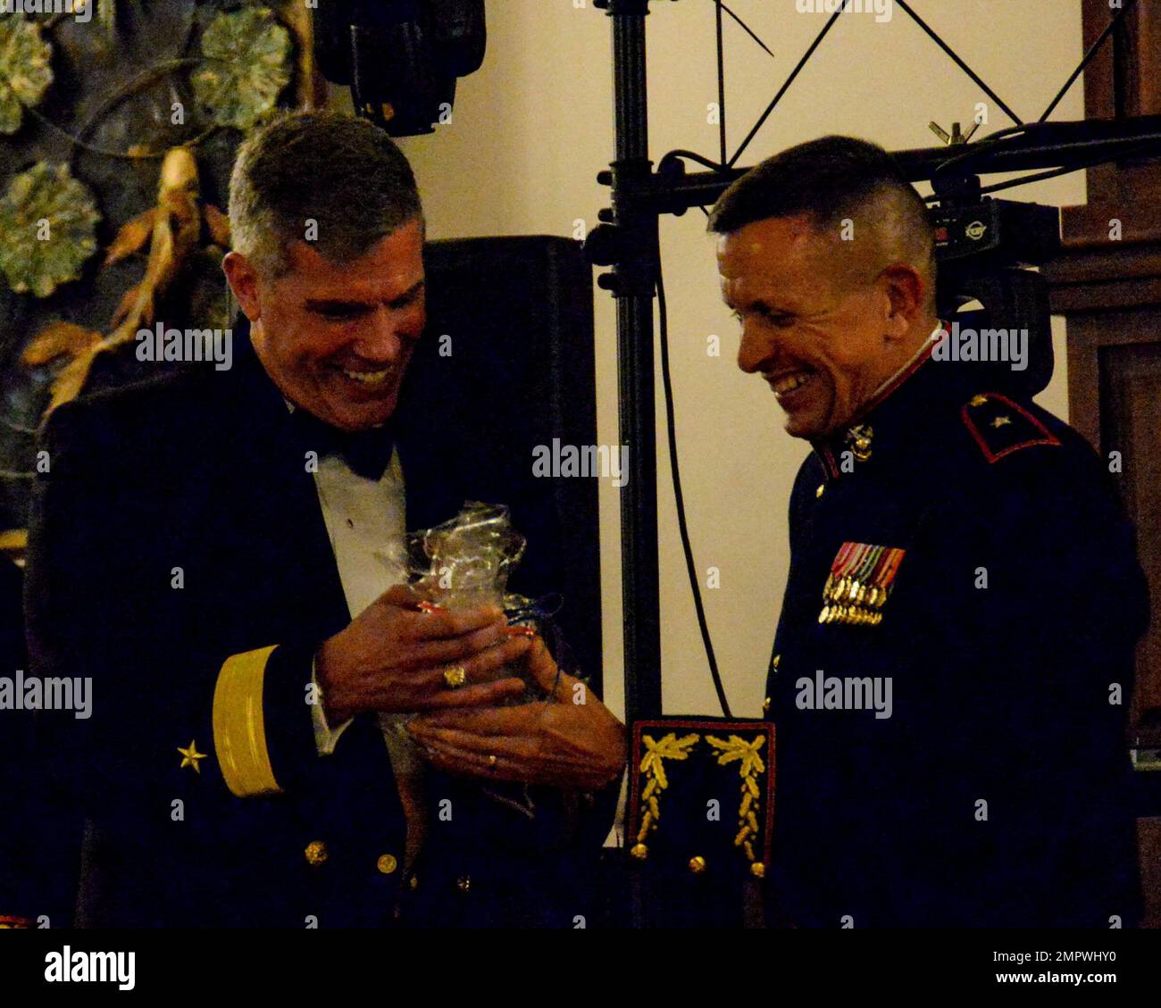 U.S. Marine Corps Brig. Gen. Fridrik Fridriksson, right, Commanding ...