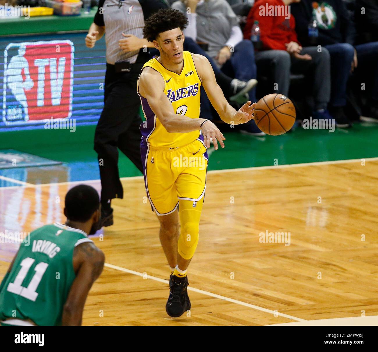 Los Angeles Lakers' Lonzo Ball during the third quarter of an NBA ...