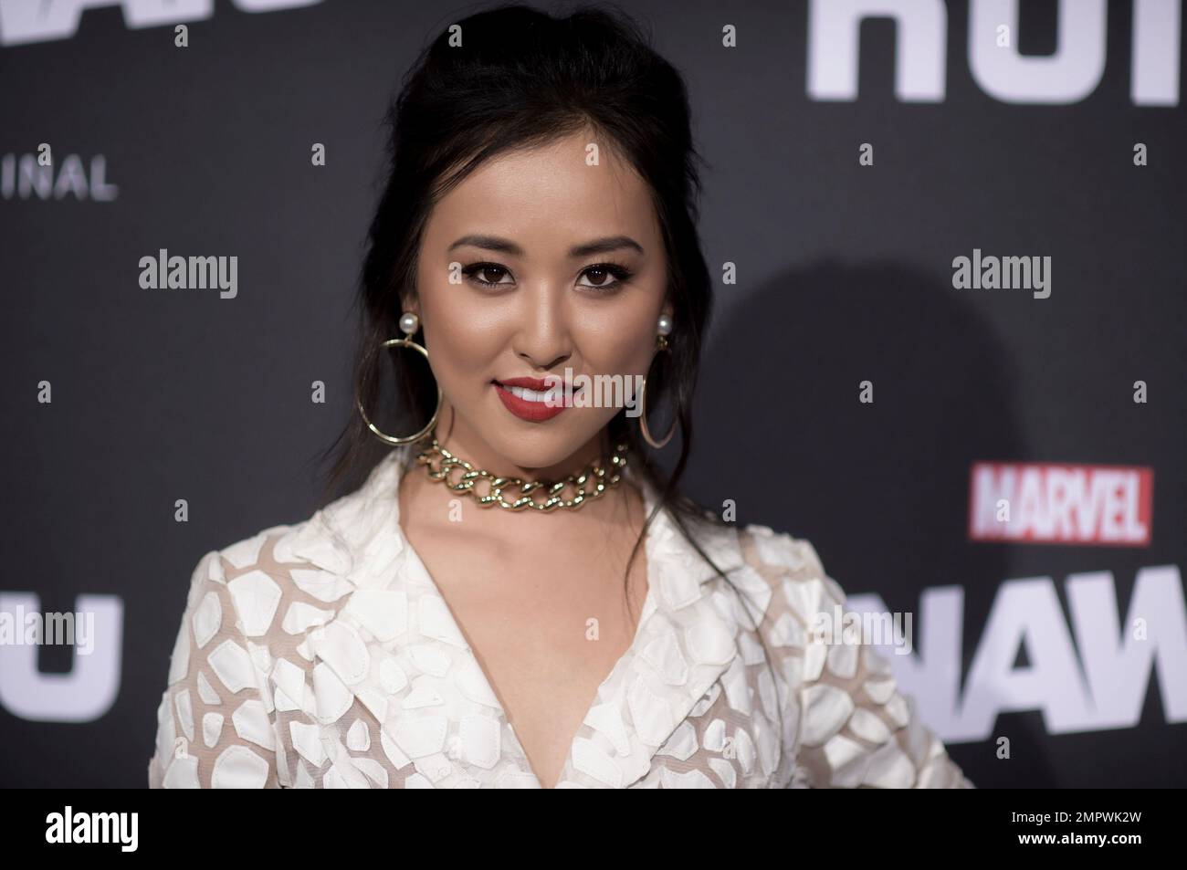 Lyrica Okano attends the LA Premiere of "Runaways" at the Regency Bruin ...