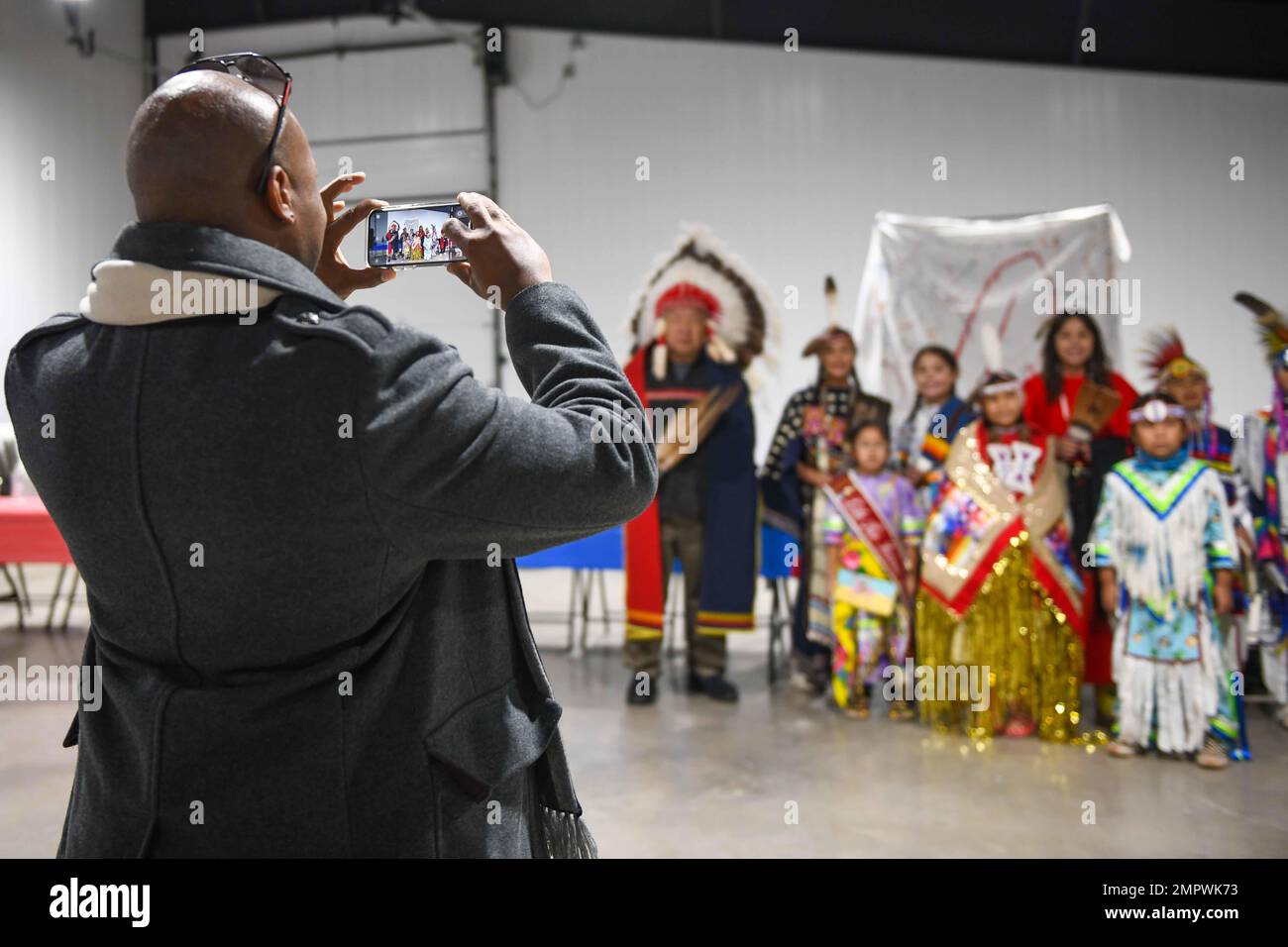 Col. Patrick Brady-Lee, 97th Air Mobility Wing vice commander snaps a ...