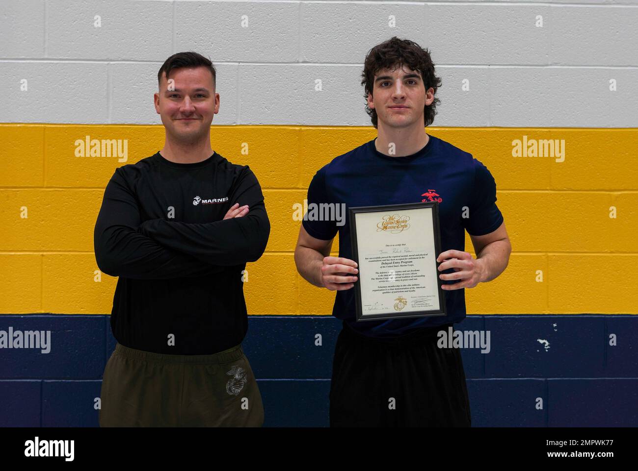 U.S. Marine Corps Sgt. Jacob Walters, a canvassing recruiter with ...