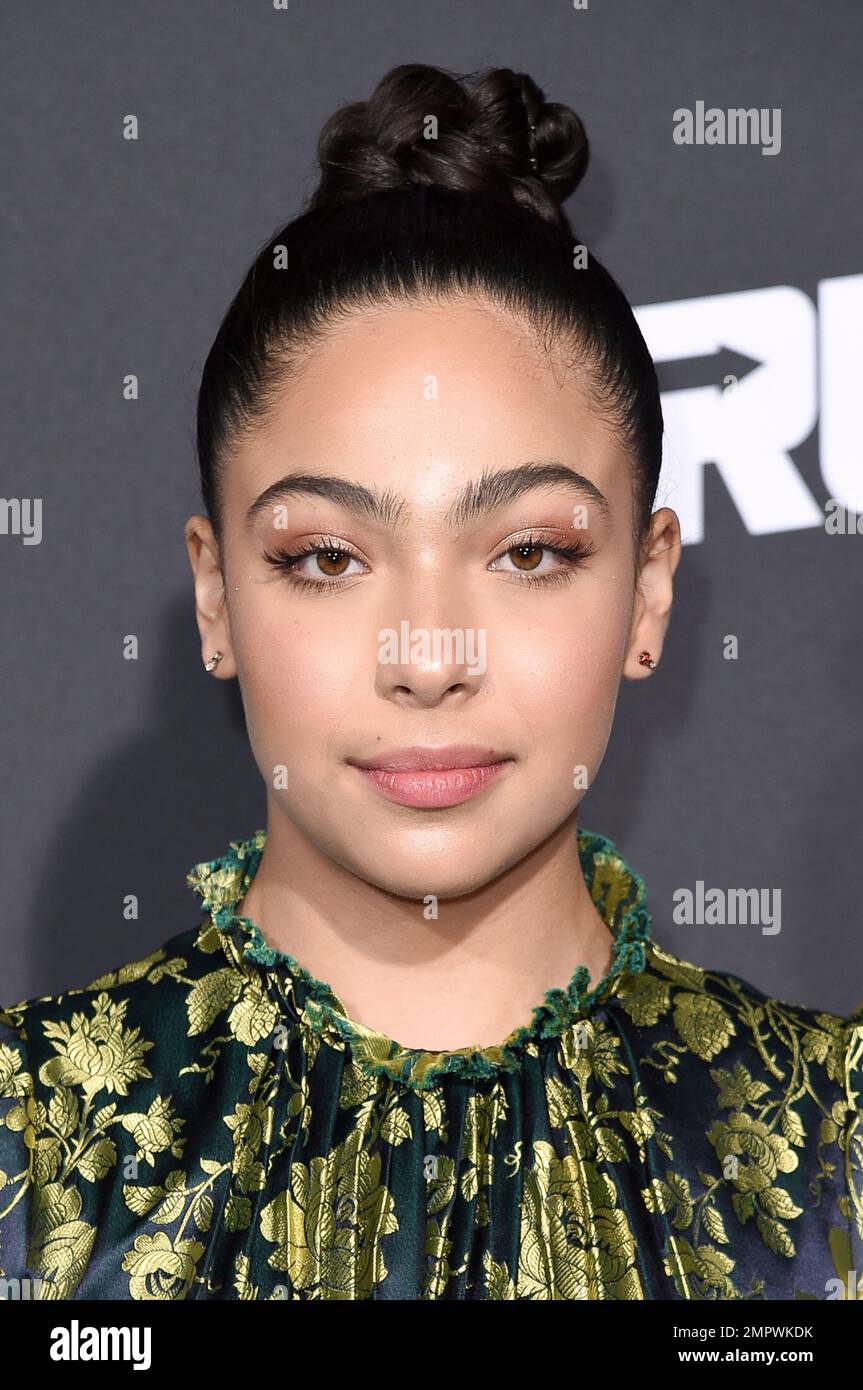 Allegra Acosta attends the LA Premiere of "Runaways" at the Regency ...