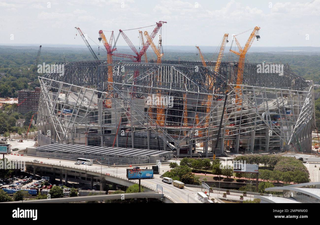 In This July 14 2016 Photo Construction Crews Work On The The