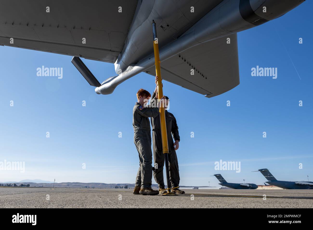 U.S. Air Force Senior Airman Matthew Ronnfeldt, 97th Air Refueling ...