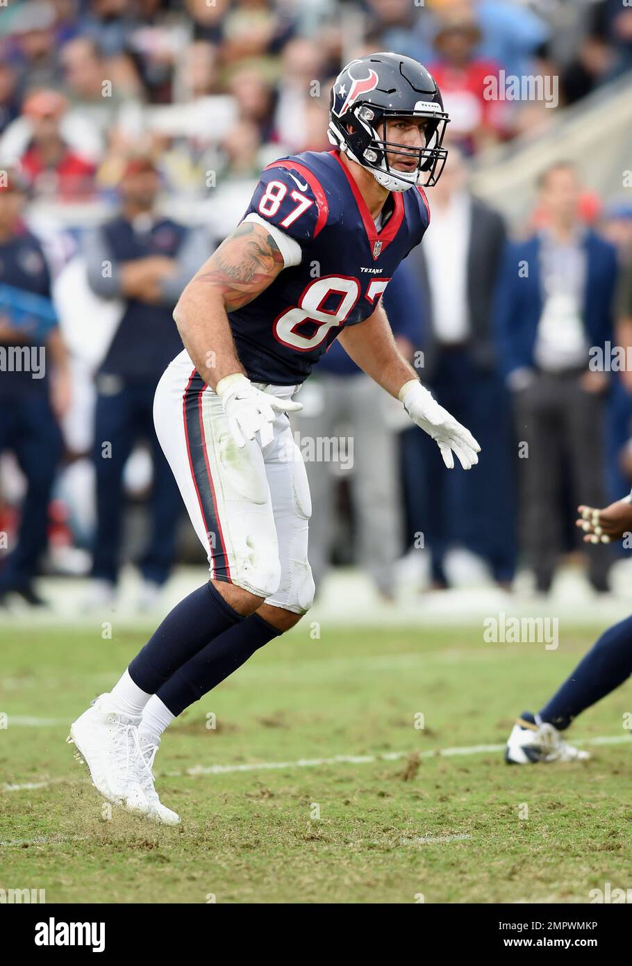 Houston Texans tight end C.J. Fiedorowicz (87) in action during the ...