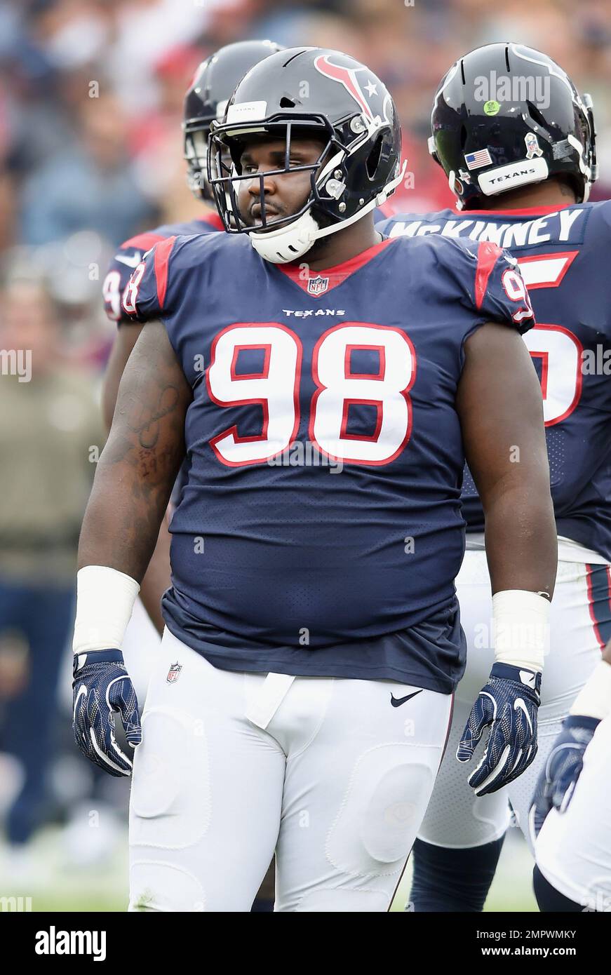 Houston Texans defensive end Angelo Blackson (98) on the field during ...