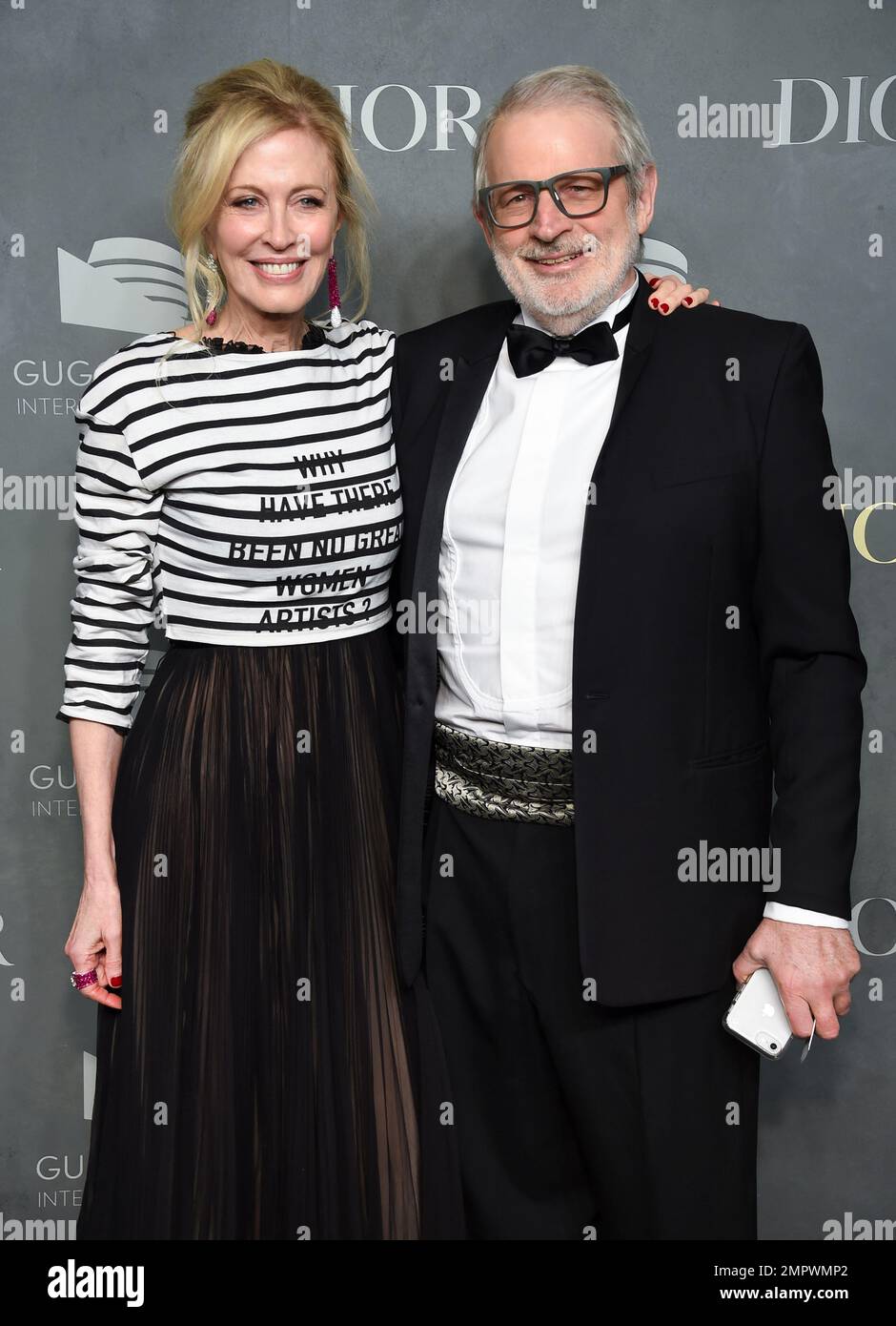 Jennifer Stockman, left, and David Stockman attend the 2017 Guggenheim ...