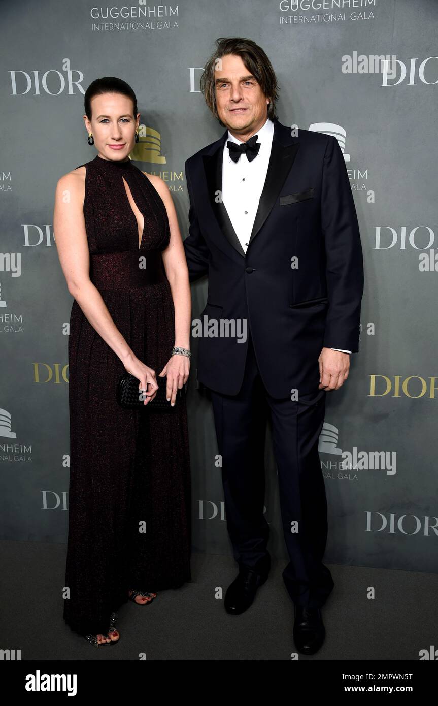 Jamie Singer, left, and Robert Soros attend the 2017 Guggenheim ...