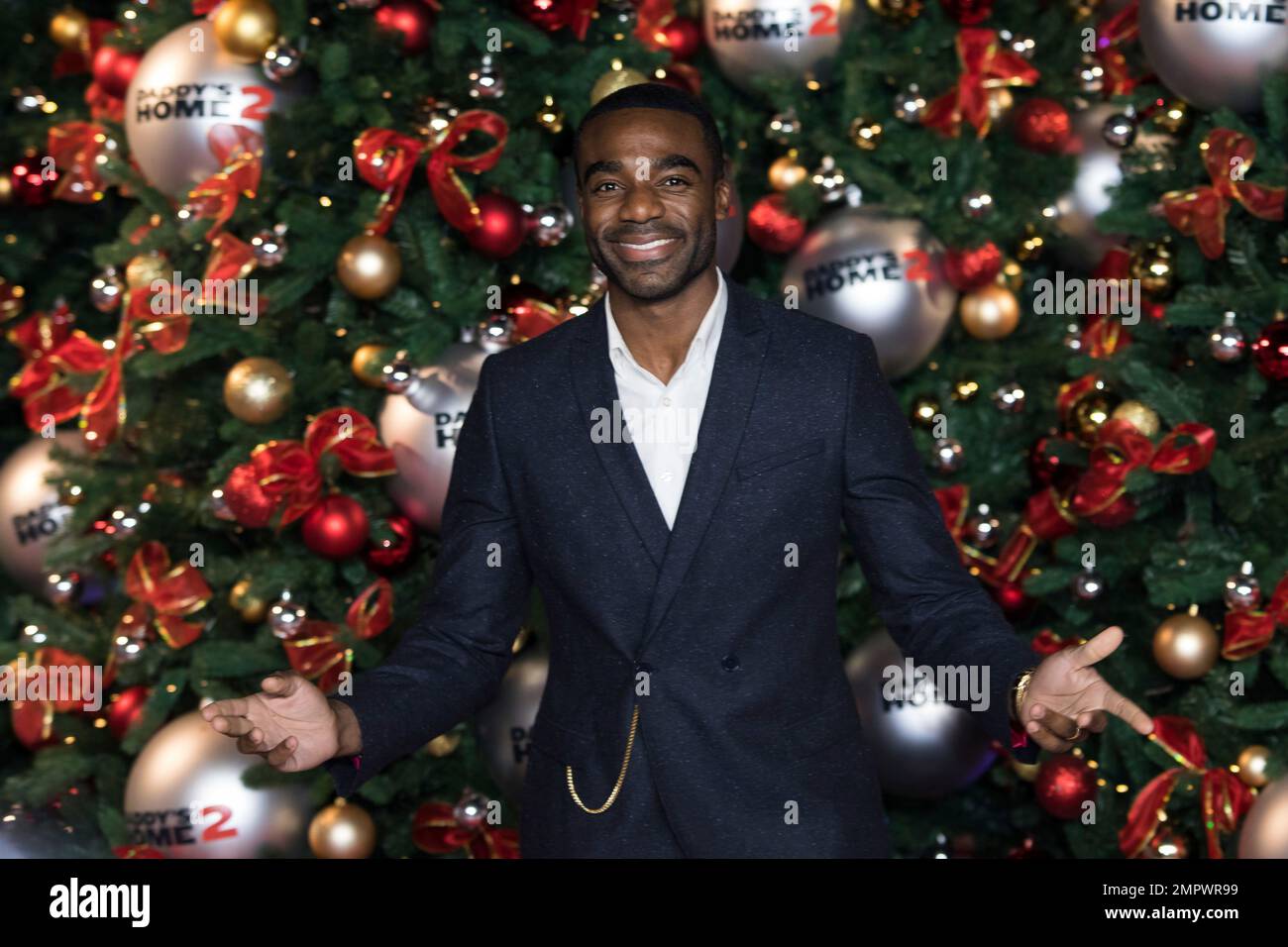 Ore Oduba poses for photographers upon arrival at the premiere of the ...