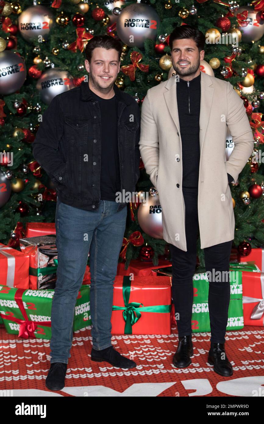 James 'Diags' Bennewith and Dan Edgar pose for photographers upon ...