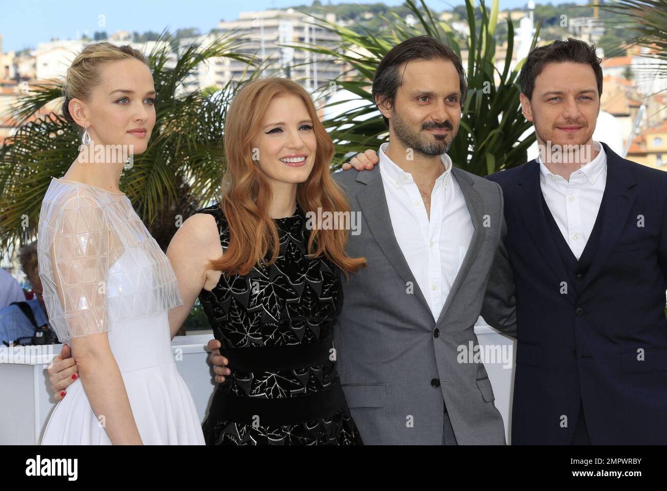 Jess Weixler, Jessica Chastain, Ned Benson and James McAvoy at the “The ...