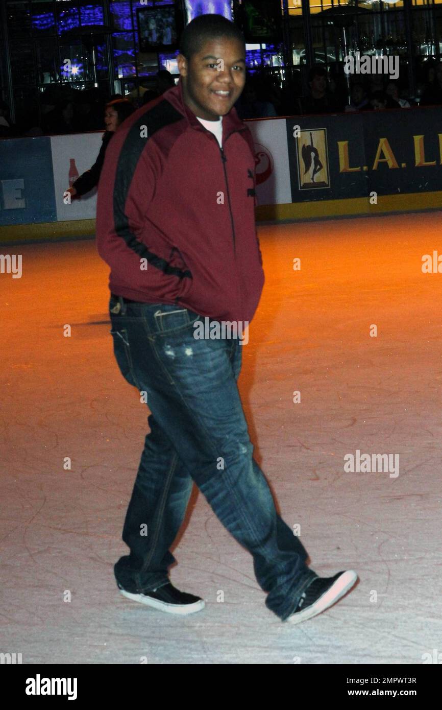 Kyle Massey at Disney On Ice "Let's Celebrate" premiere at LA Live. Los ...
