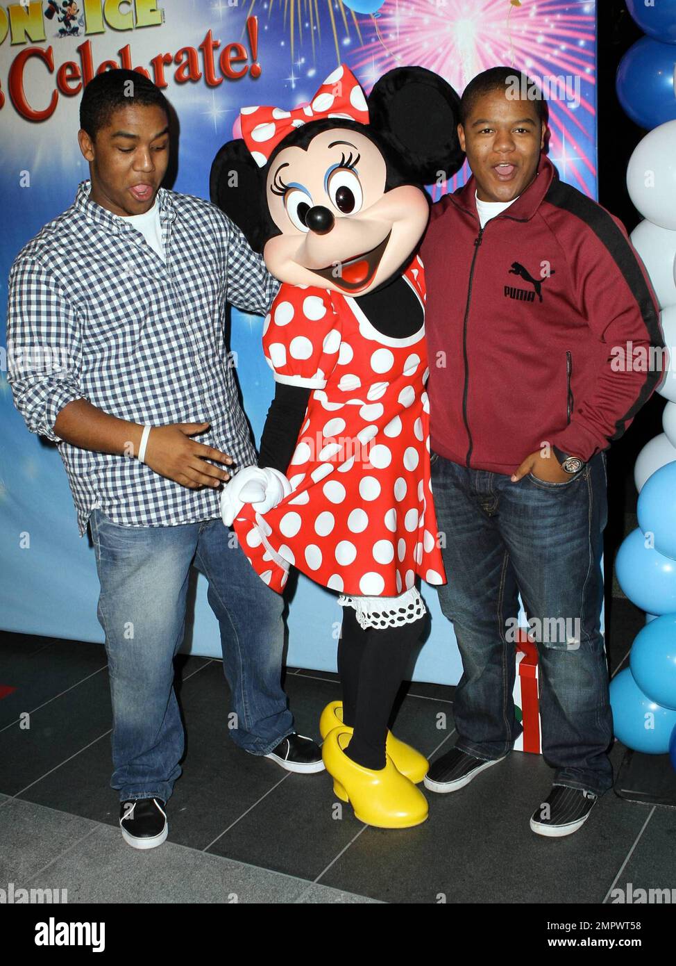 Kyle Massey and Christopher Massey at Disney On Ice "Let's Celebrate ...