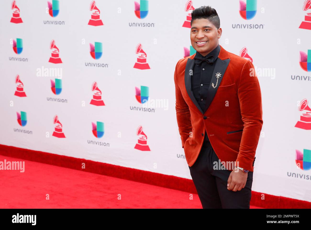 Ronny Jimenez arrives at the 18th annual Latin Grammy Awards at the MGM ...