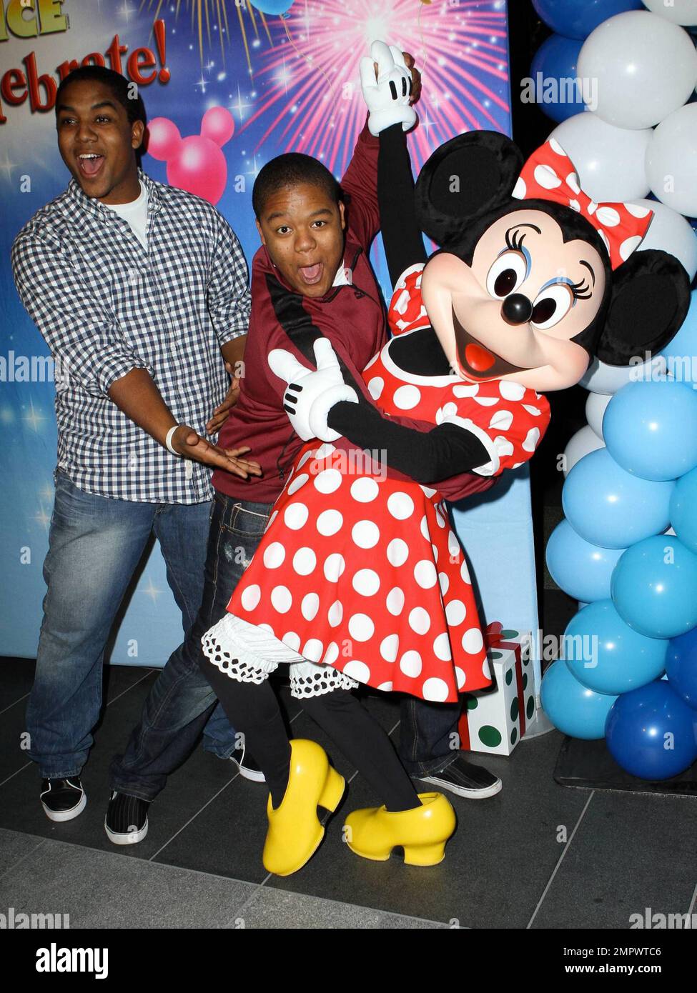 Kyle Massey and Christopher Massey at Disney On Ice "Let's Celebrate ...