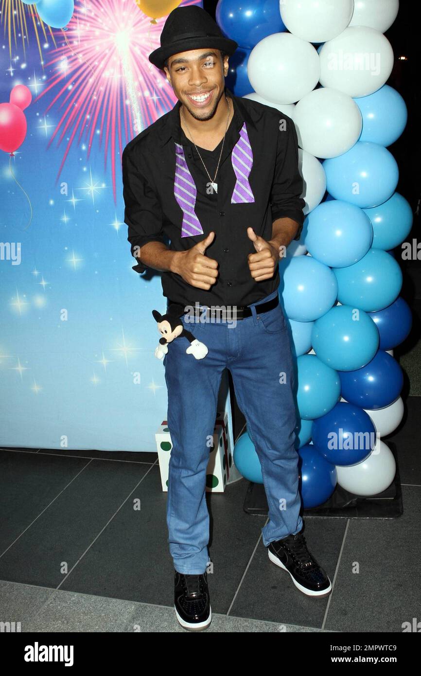 Matthew "MDOT" Finley at Disney On Ice "Let's Celebrate" premiere at LA ...