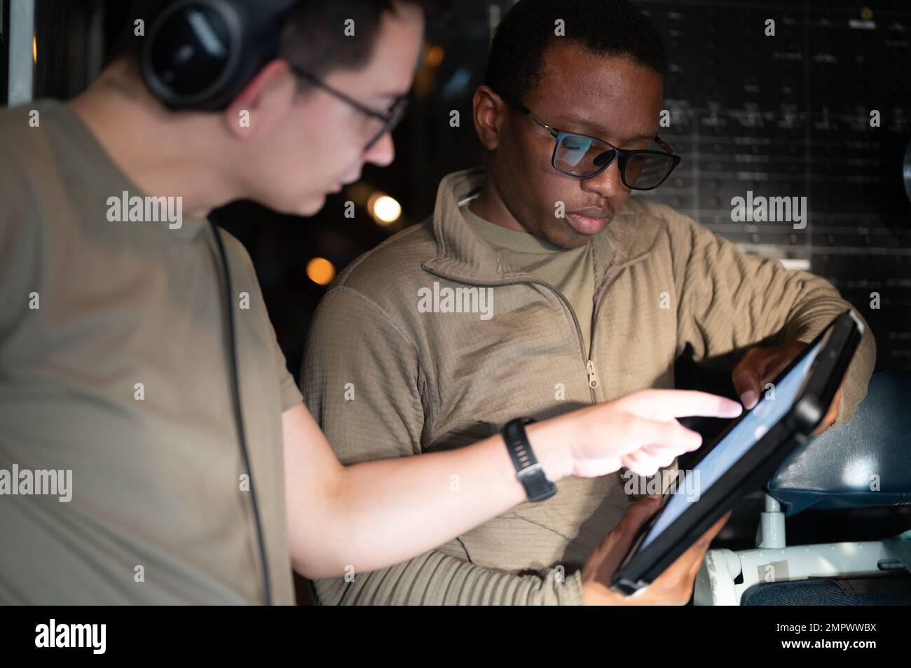 U.S. Air Force Senior Airman Christian Lawhorn, 909th Air Refueling ...
