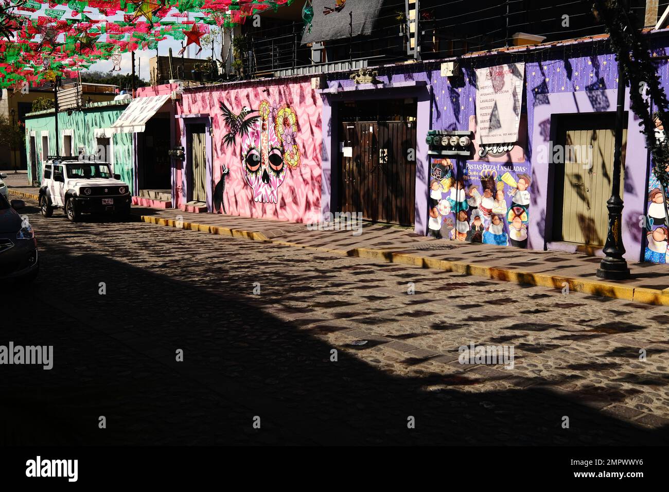 Colorful streets of Oaxaca Stock Photo - Alamy