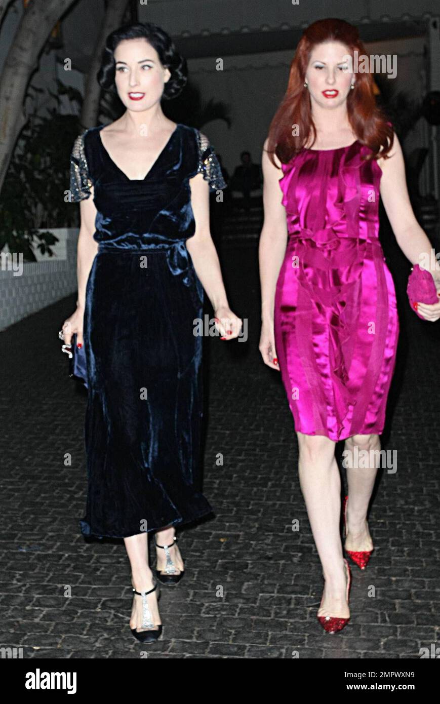 Dita Von Tees leaves a party at the Chateau Marmont in Los Angeles, Ca ...