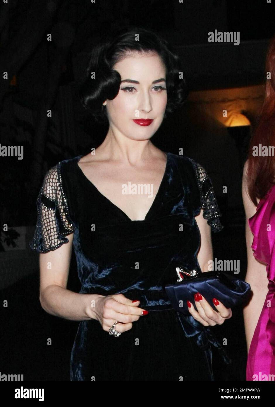 Dita Von Tees leaves a party at the Chateau Marmont in Los Angeles, Ca ...