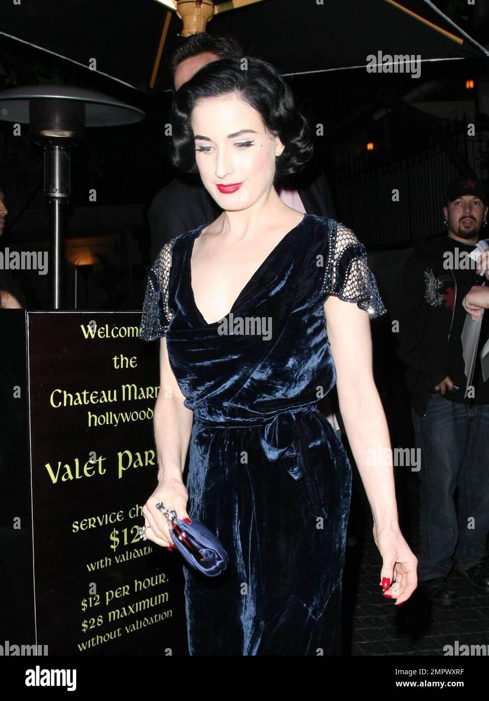Dita Von Tees leaves a party at the Chateau Marmont in Los Angeles, Ca ...