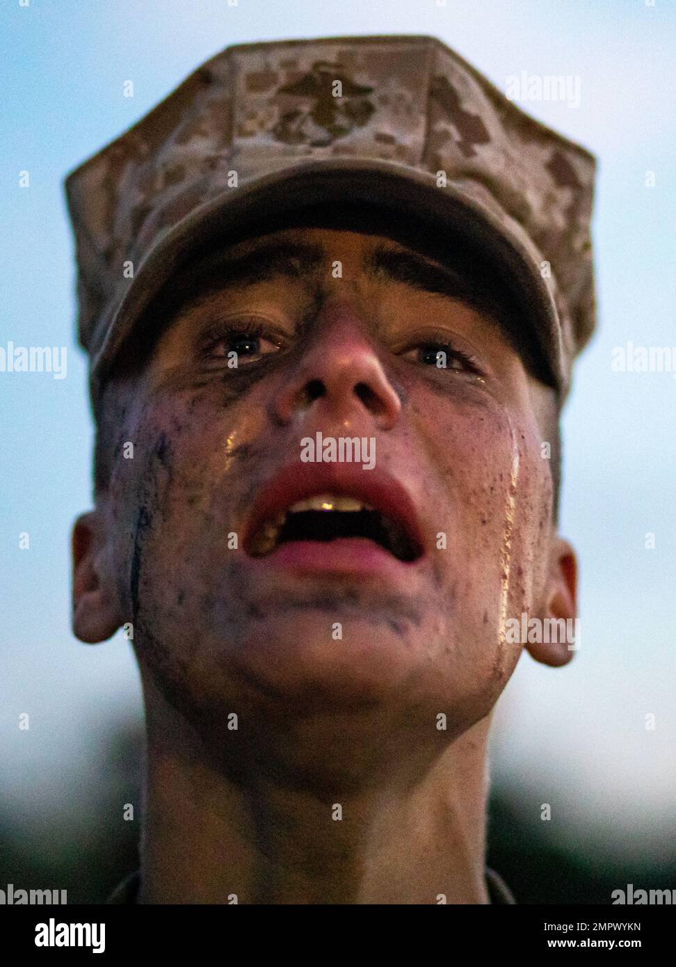 U.S. Marines with Delta Company, 1st Recruit Training Battalion ...