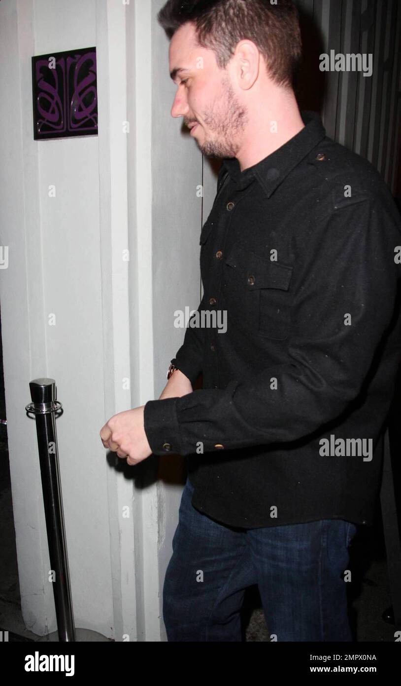 DJ AM (Adam Goldstein) arrives at Foxtail to spin for the night. He was ...