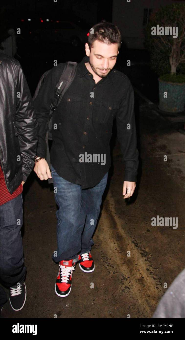 DJ AM (Adam Goldstein) arrives at Foxtail to spin for the night. He was ...