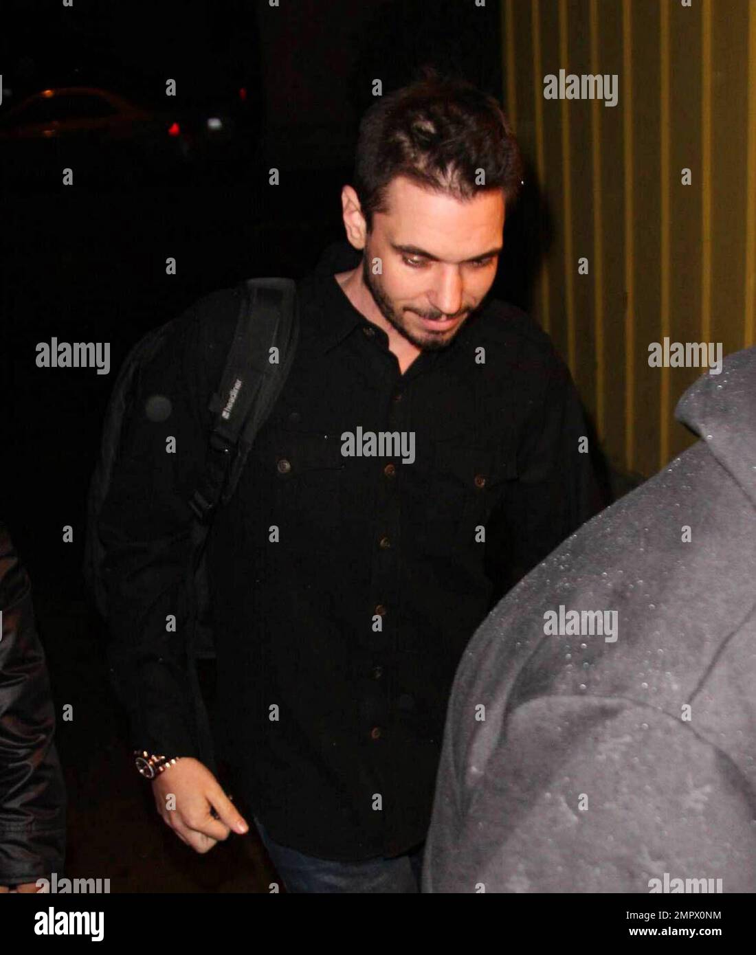 DJ AM (Adam Goldstein) arrives at Foxtail to spin for the night. He was ...