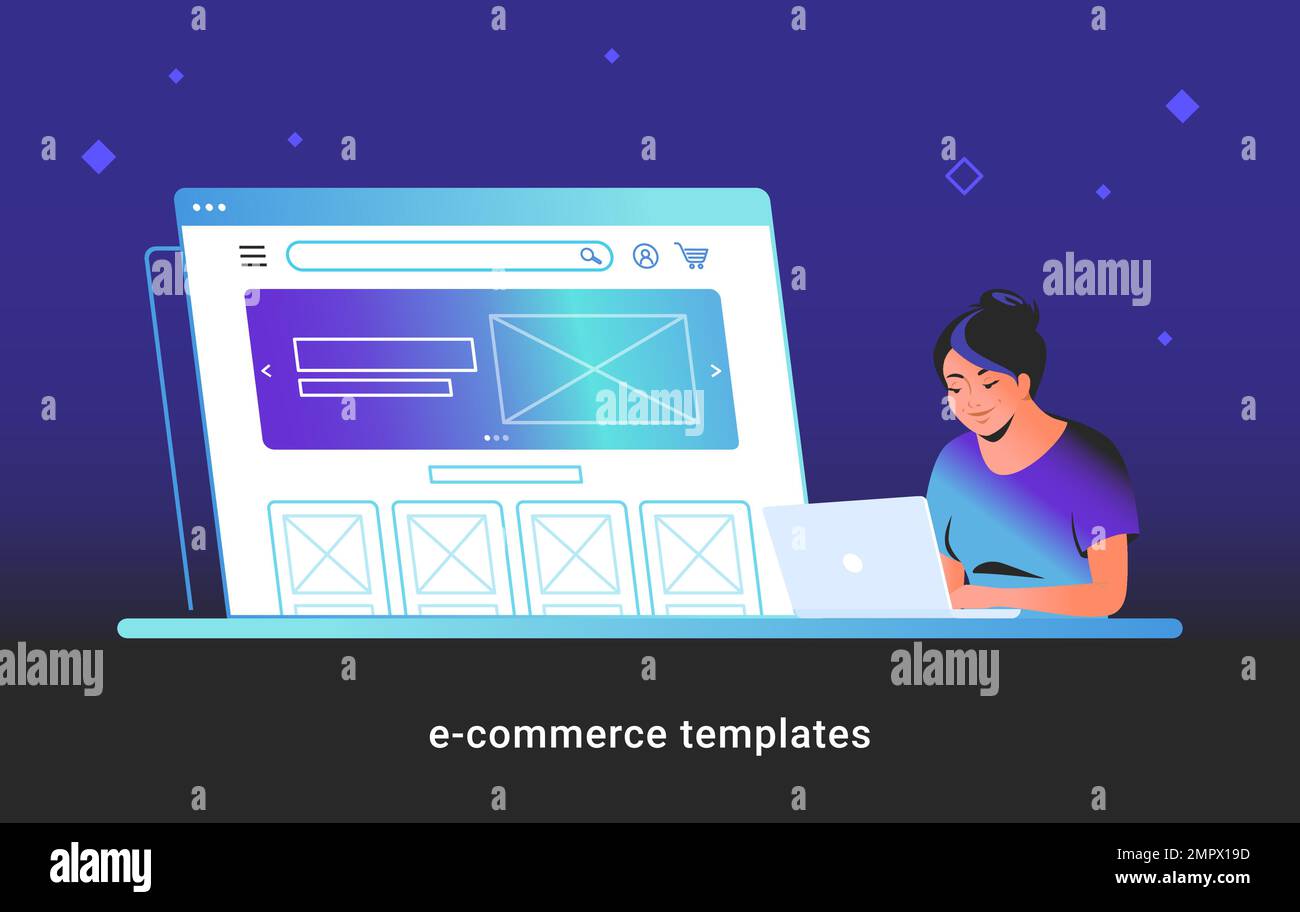 E commerce developer Stock Vector Images - Alamy