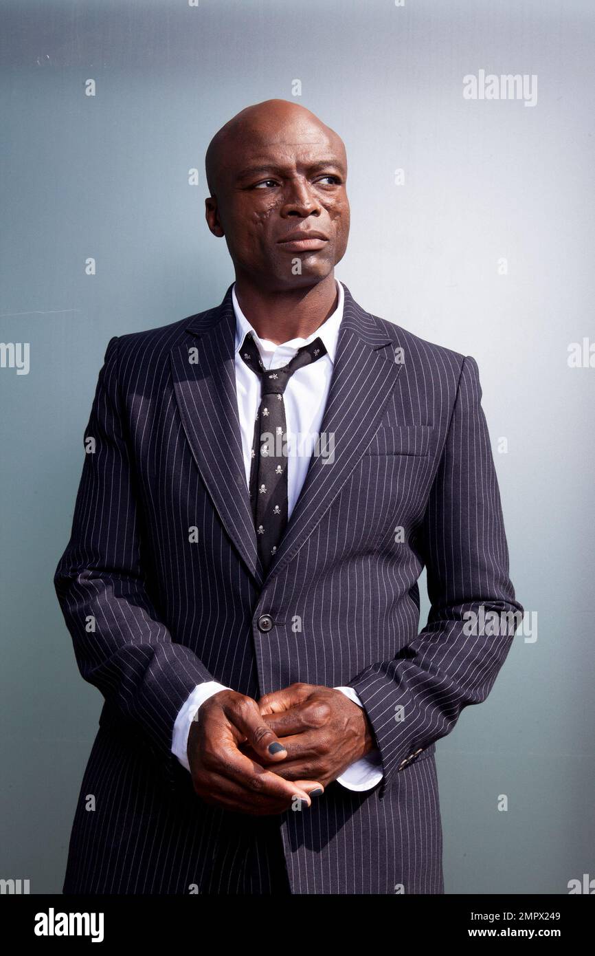In this Oct 18, 2017 photo, Grammy Award-winning singer Seal poses for ...
