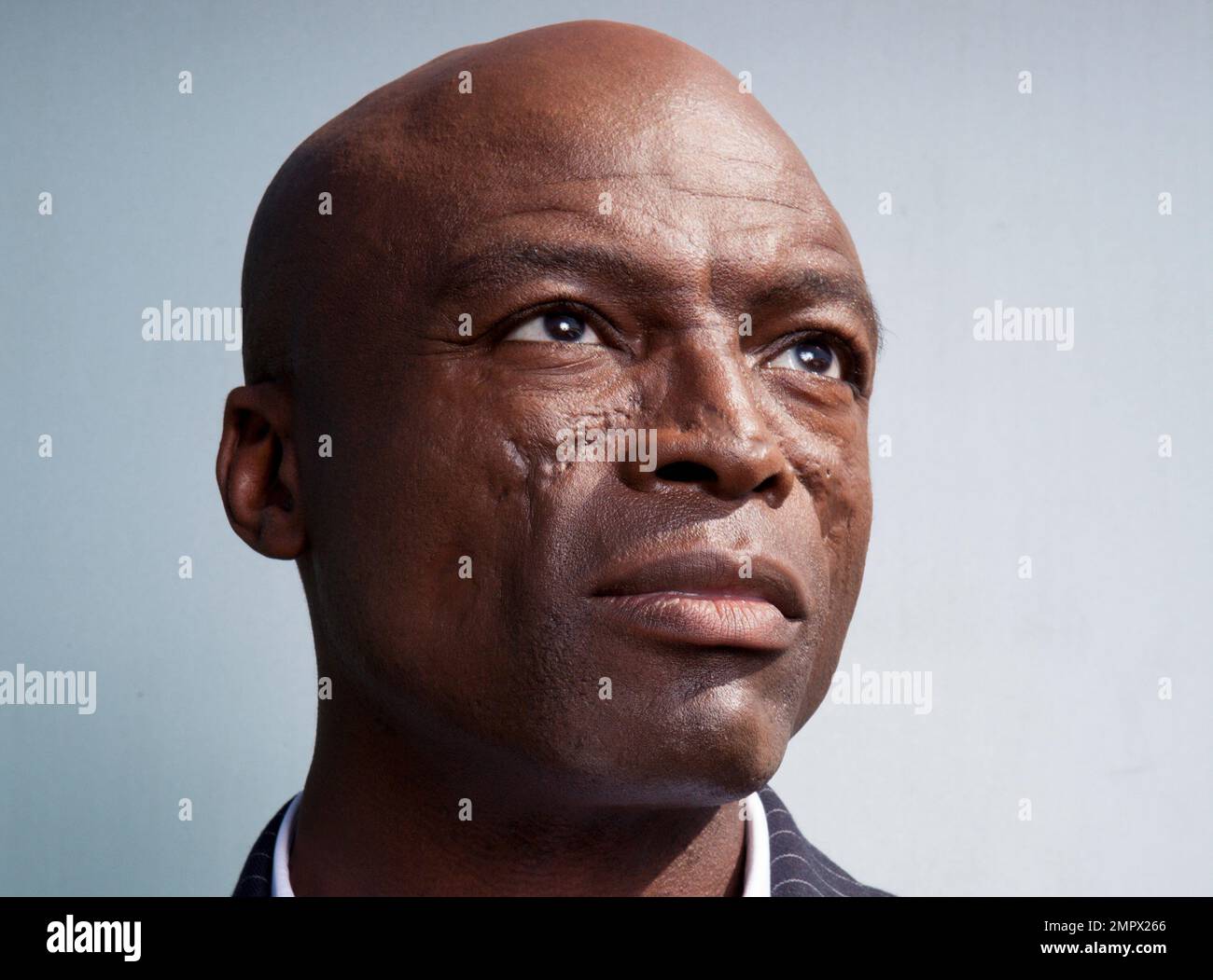 In this Oct 18, 2017 photo, Grammy Award-winning singer Seal poses for ...