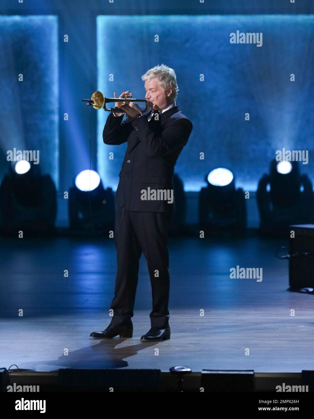 Trumpet player Chris Botti performs onstage during the 2017 Gershwin ...